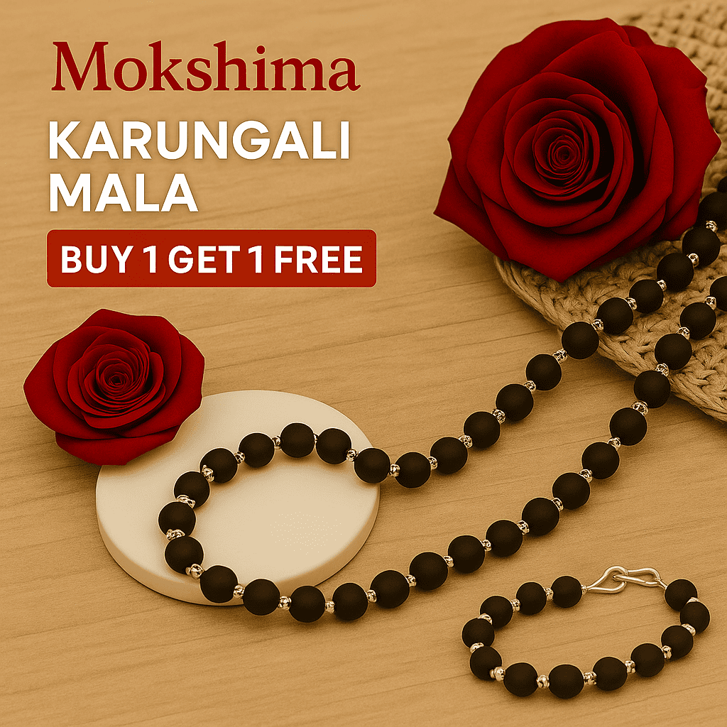Karungali Mala (Buy 1 Get 1 Free Gift ) – Mokshima